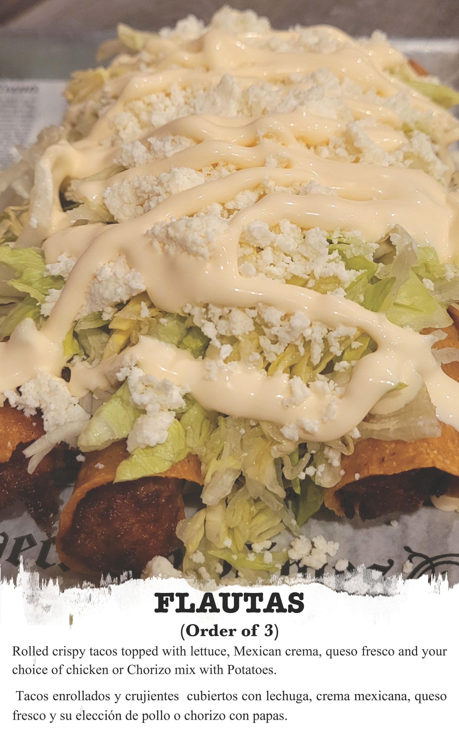 Menu – Taco el Chingón